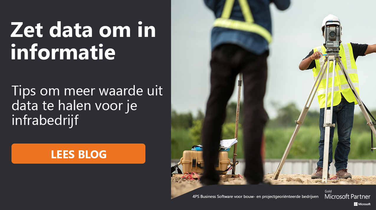 Infra: zet data om in waardevolle informatie - 4PS België