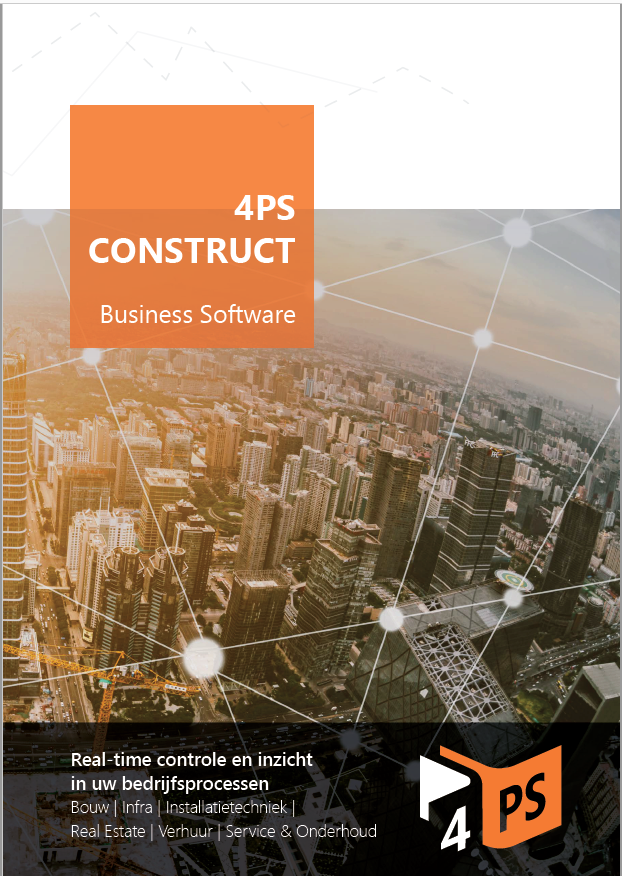 Download brochure 4PS Construct: innovatieve software voor de bouw